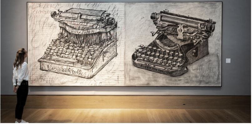 Large Typewriters by William Kentridge sets record in London - Magzoid ...