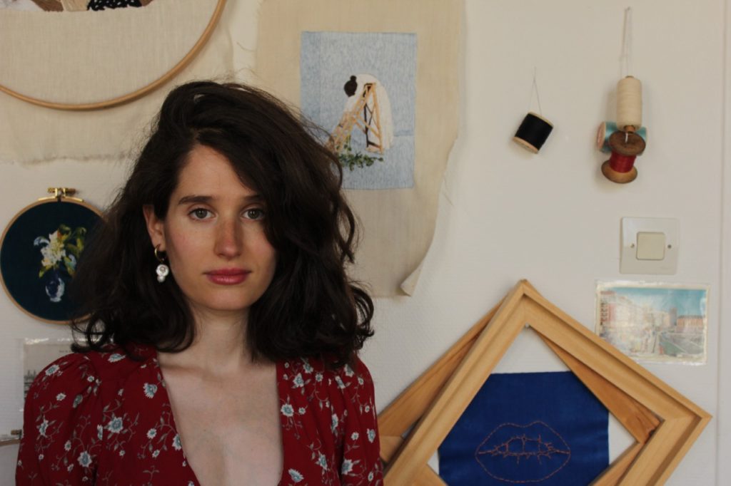 Embroidery art by Cécile Davidovici - Magzoid Magazine