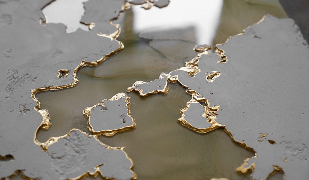 24k Gold luxury fine art by Kim Rose - Magzoid Magazine