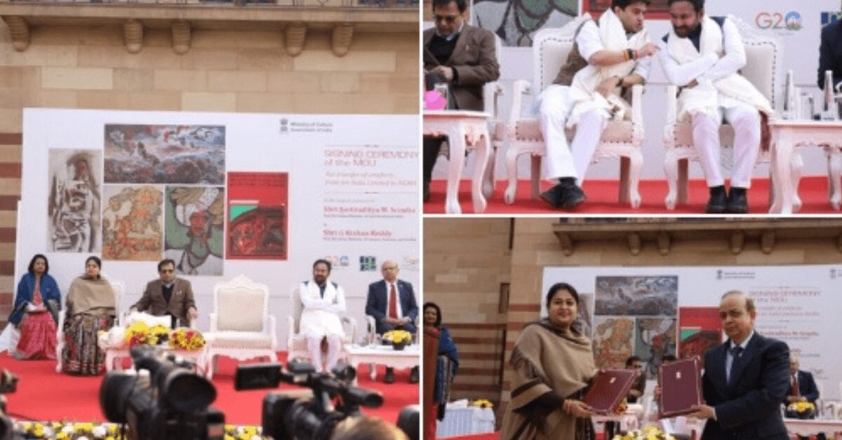 The priceless collection of Air India artworks will reside at the ...