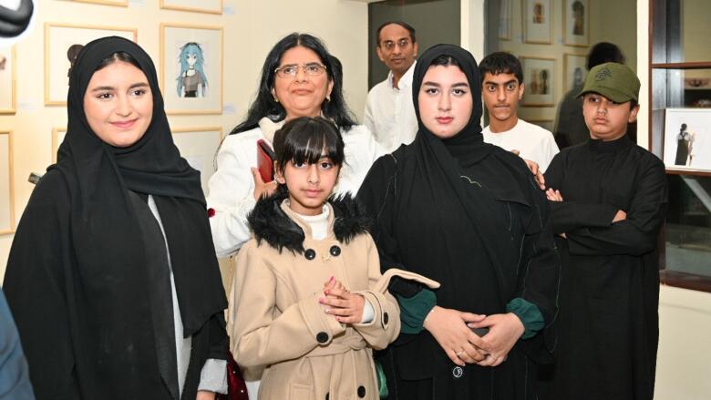 The provocative works of a 9-year-old Emirati artist astonished the art ...
