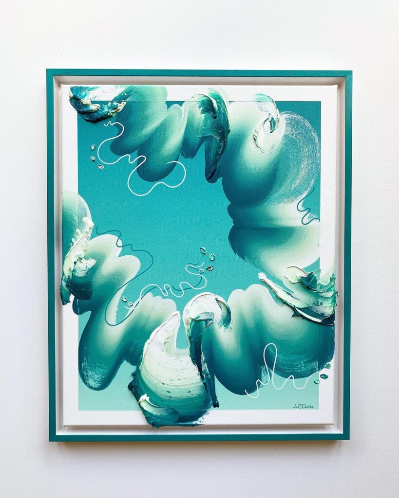 Liz Clarke: Exploring Dynamic Abstract Paintings with Vibrant Colors ...