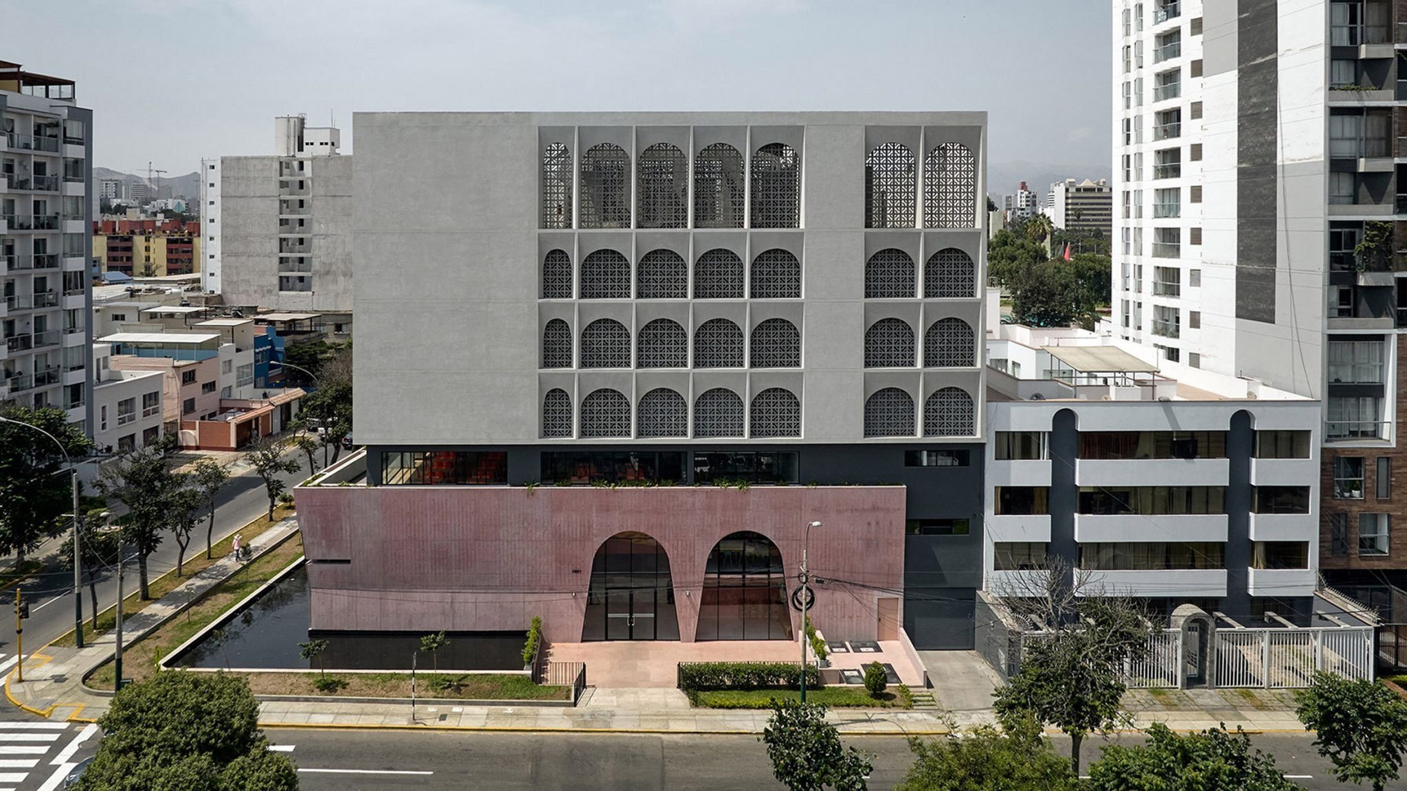 51-1 Arquitectos Creates Pink Concrete Convent - Magzoid Magazine