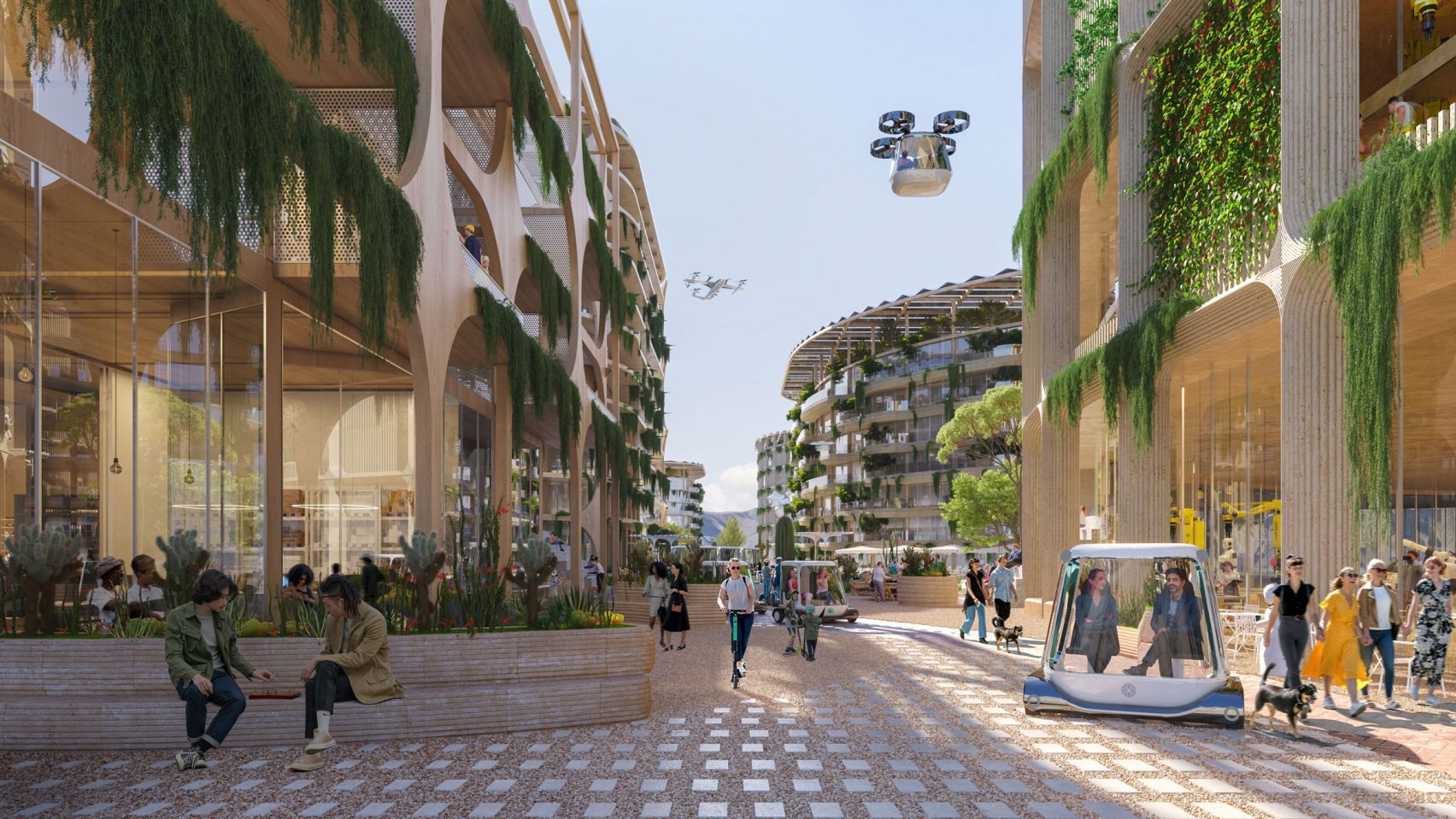 Telosa Unveils Renderings of Futuristic Transit Hub - Magzoid Magazine