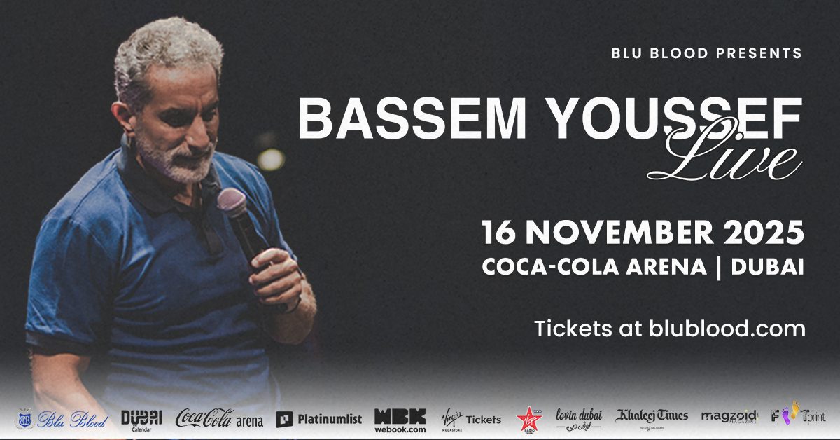 BASSEM YOUSSEF MAKES A SPECIAL STOP IN DUBAI ON HIS ‘BASSEM YOUSSEF ...