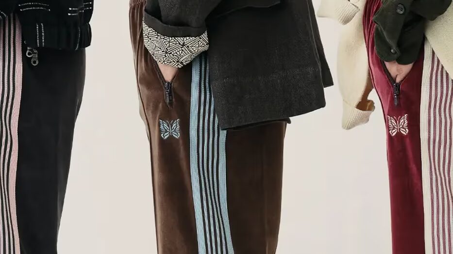 JOURNAL STANDARD x NEEDLES Elevate Velour Track Pants - Magzoid Magazine