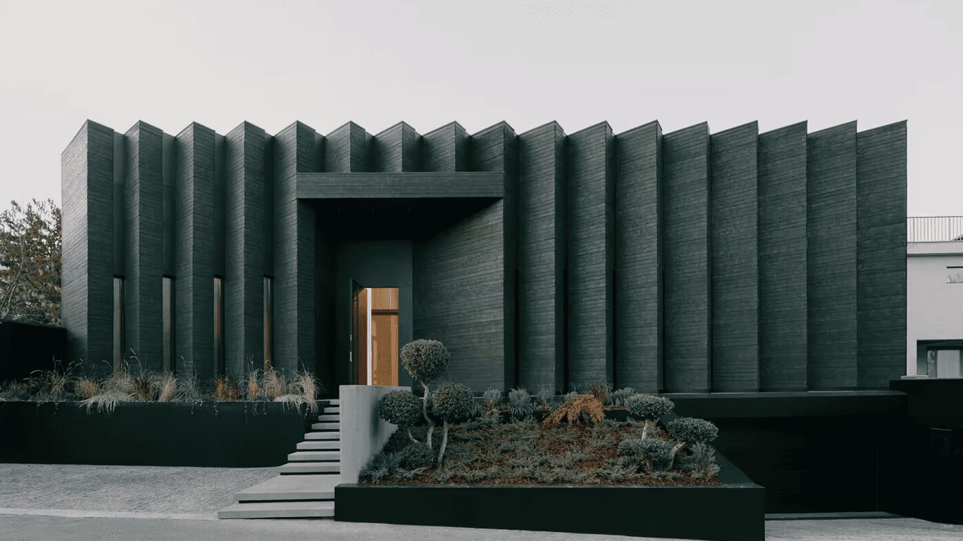 The Inverted House By TIMM Turns Architecture Into Fence - Magzoid Magazine